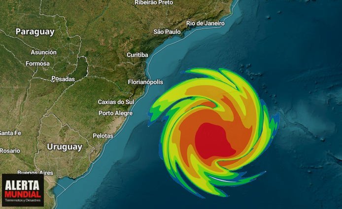 Raro ciclón subtropical con trayectoria atípica golpeará en la Costa ...