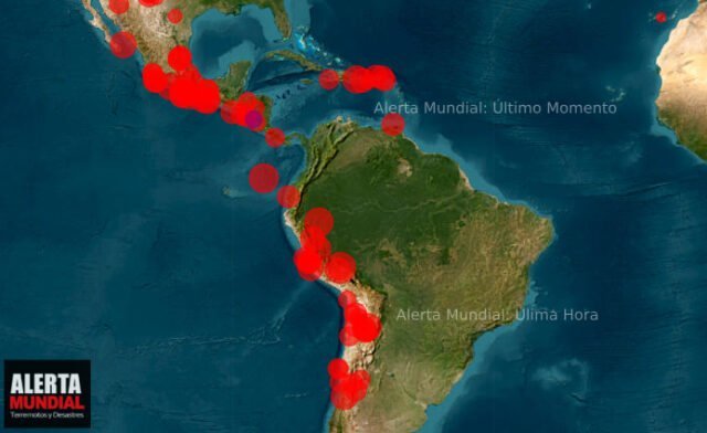Informe Sísmico: varios sismos en México, Perú, Ecuador, Oregon y mas ...