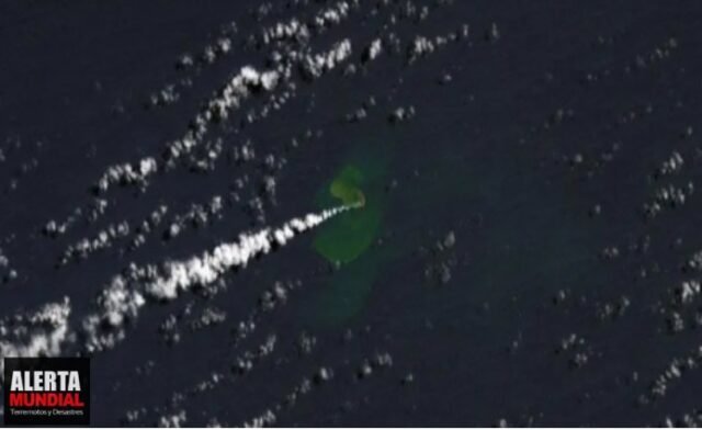 Una nueva isla ha emergido del Océano Pacífico por una erupción, pero ...