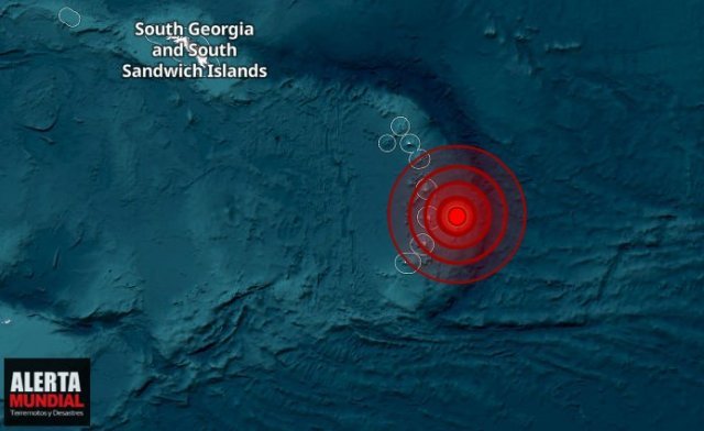 Sismo de considerable magnitud sacude las remotas Islas Sandwich del ...