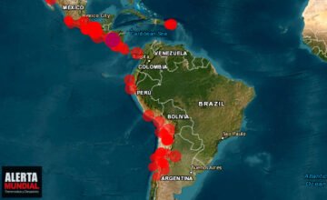 Serie de Sismos Reportados en varios países de Latinoamérica